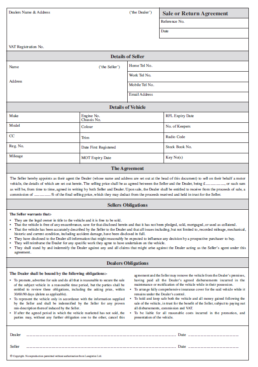 Test Drive Agreement Pad – Lawgistics